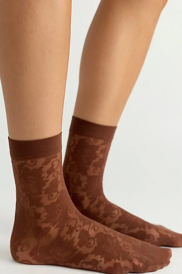 Swedish Stockings Lilly Socks - Brown