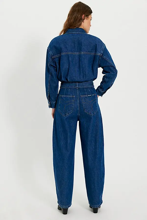 Rolla's Denim Barrel Jumpsuit