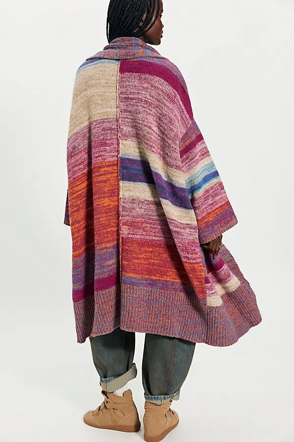 BALI Phoenix Maxi Cardigan With Scarf