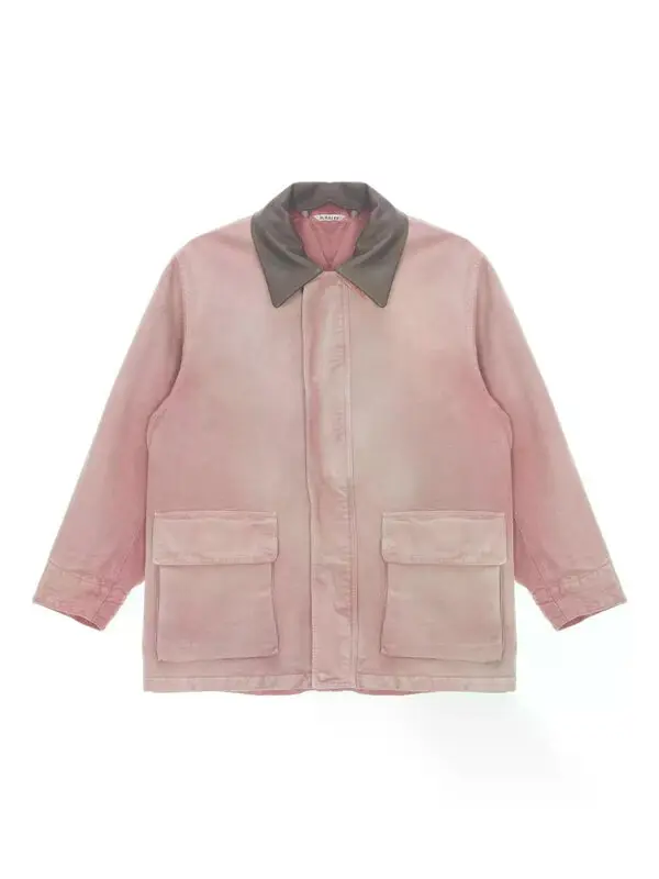 Auralee Contrasting-collar Jacket