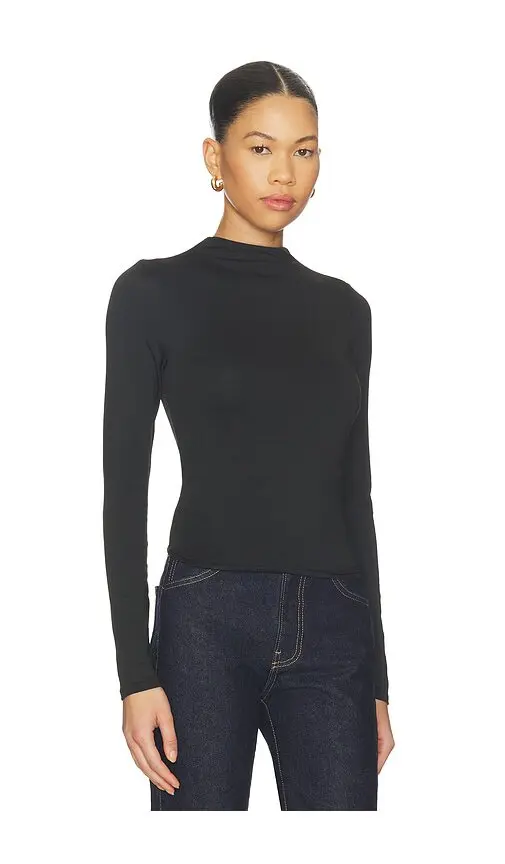 ALL THE WAYS Calliope Mock Neck Top