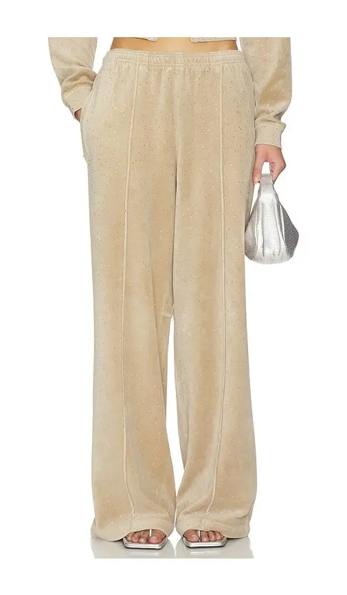 Alexander Wang Allover Hotfix Relaxed Pant