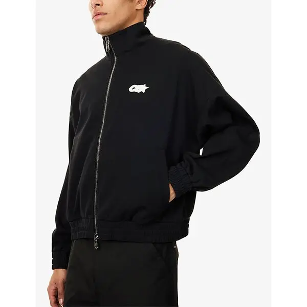 COLE BUXTON Logo-embroidered Funnel-neck Tracksuit Top