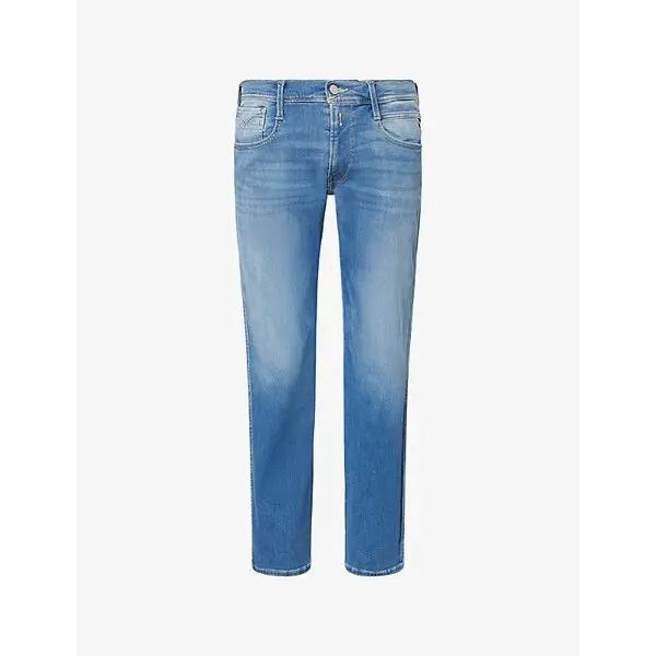 REPLAY Anbass Slim-fit Stretch-denim Jeans