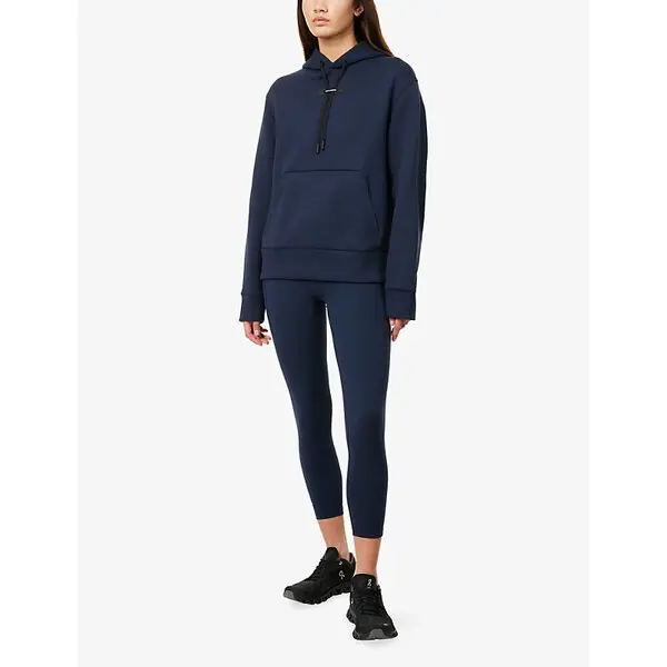 On Performance Logo-print Stretch-woven Leggings - Navy