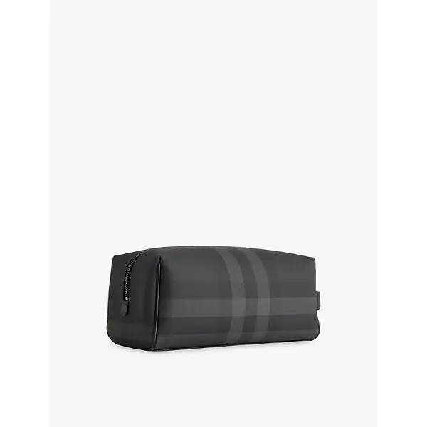 Burberry Check-print Cotton-blend Washbag