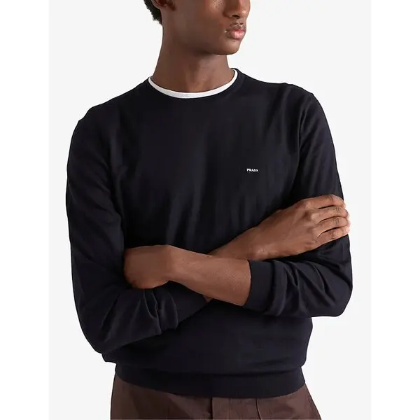 Prada Superfine Wool Crew-neck Jumper