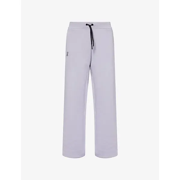 On Focus Tech Wide-leg Cotton-blend Jogging Bottoms