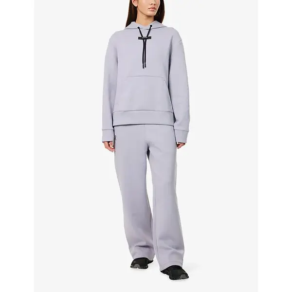 On Focus Tech Wide-leg Cotton-blend Jogging Bottoms