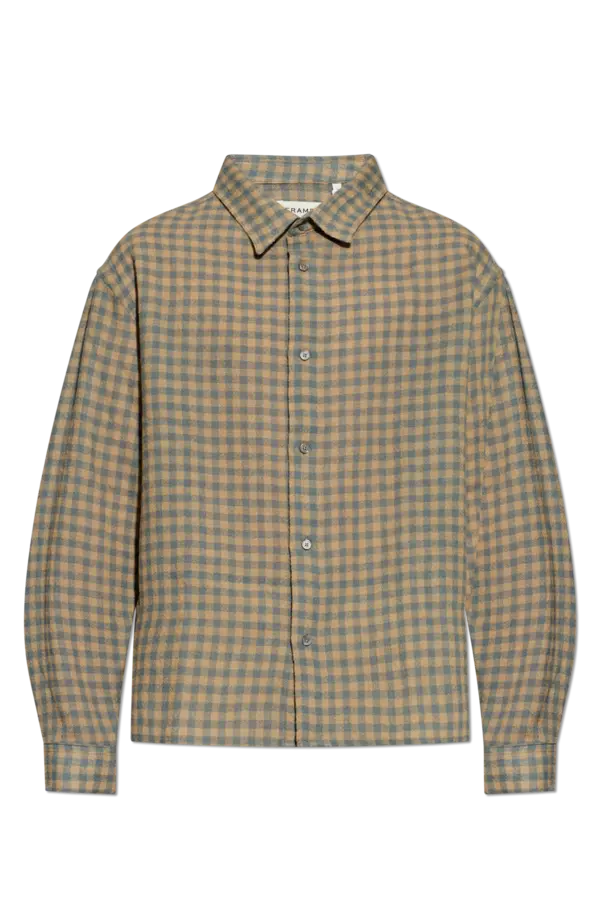 FRAME Wool Shirt - Beige