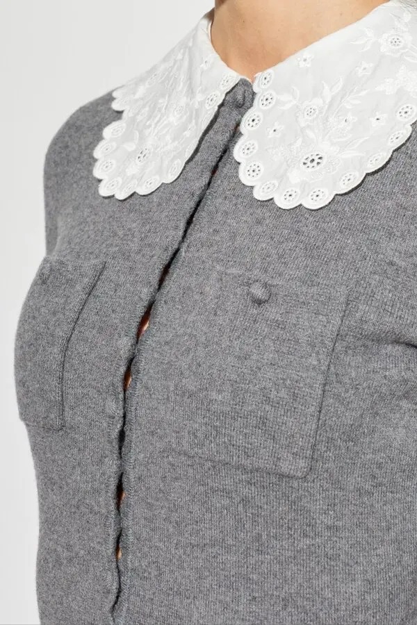 SELF-PORTRAIT Dress With Detachable Collar