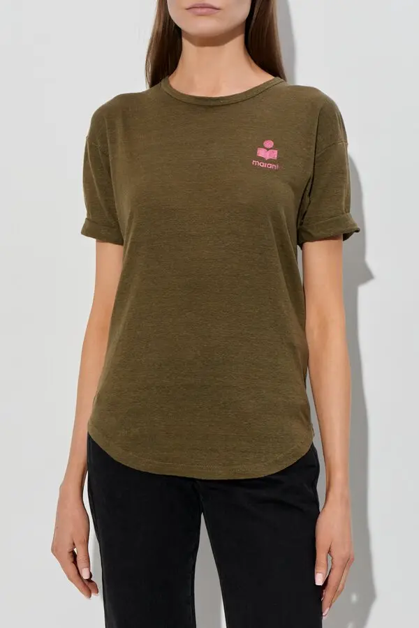 MARANT ETOILE Koldia T-shirt - Green