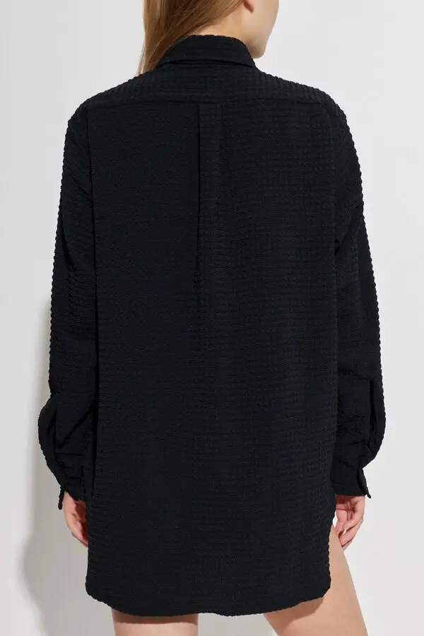 Hunza G Oversized Textured Shirt