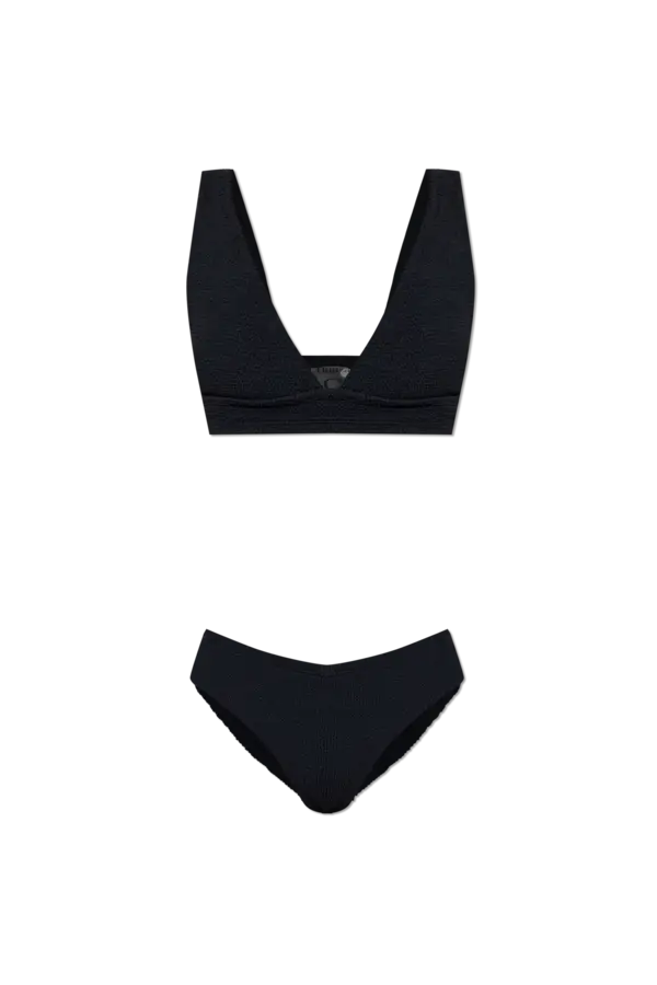 Hunza G Two-piece Swimsuit - Black