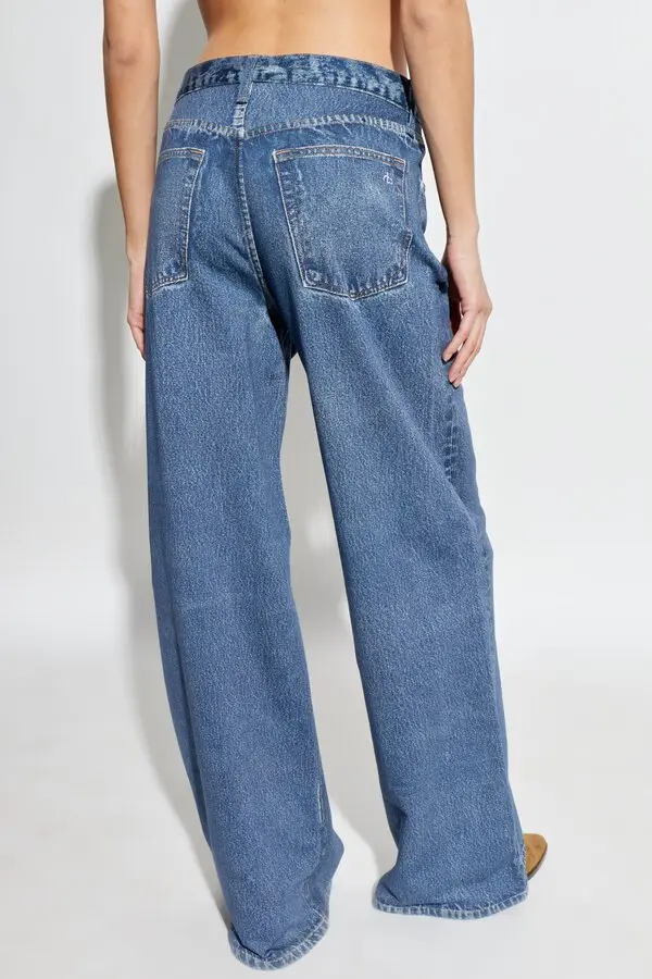 Rag & Bone Wide-leg Denim Trousers