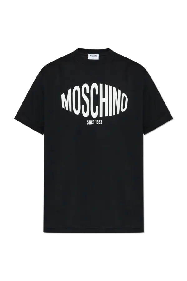 Moschino T-shirt With Printed Logo - Black