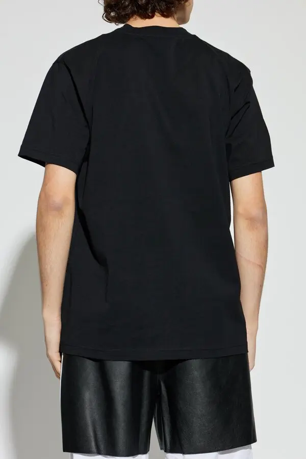 Moschino T-shirt With Printed Logo - Black