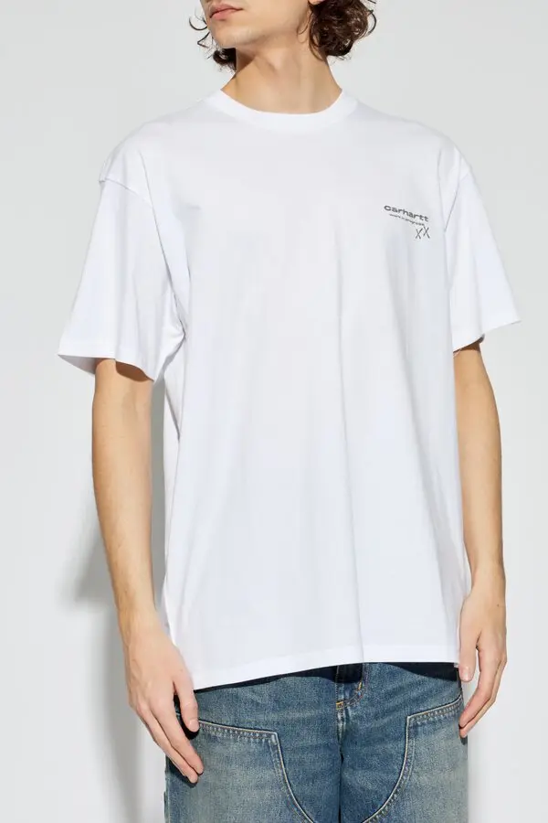Carhartt Work In Progress T-shirt With Logo - White