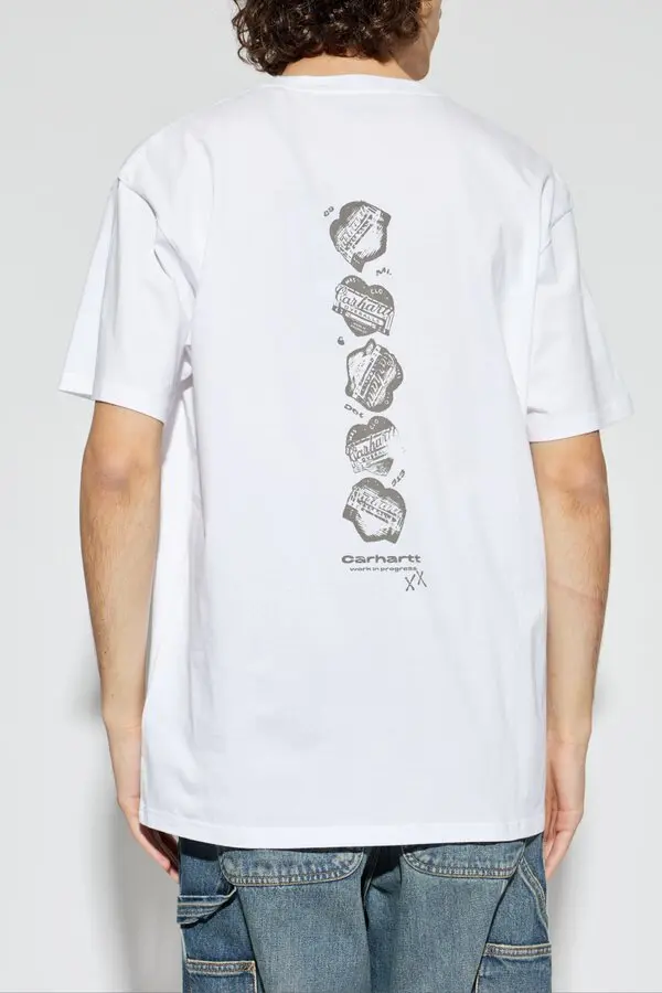 Carhartt Work In Progress T-shirt With Logo - White