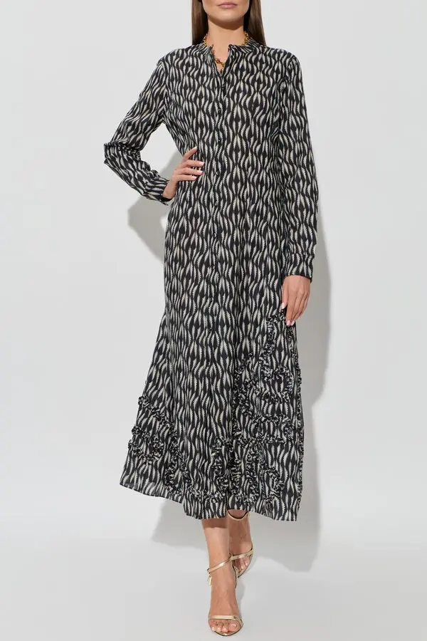 Ulla Johnson Laurentine Midi Dress - Black