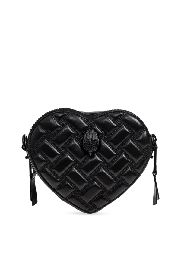 Kurt Geiger Kensington Heart Shoulder Bag - Black
