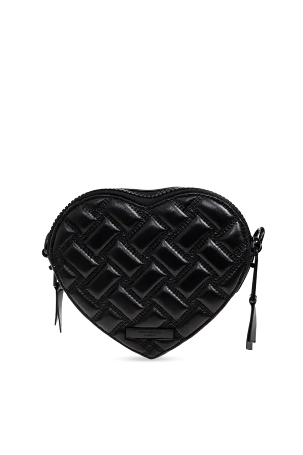 Kurt Geiger Kensington Heart Shoulder Bag - Black