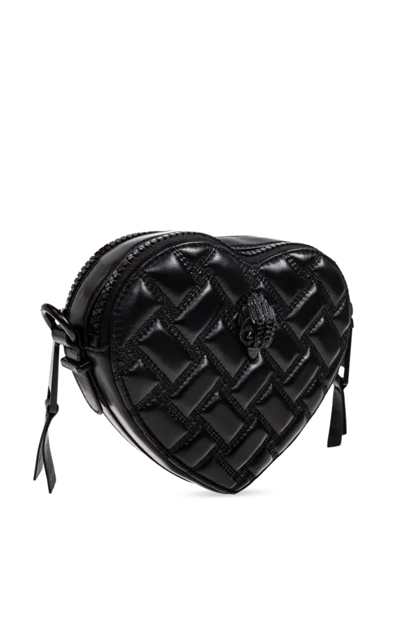 Kurt Geiger Kensington Heart Shoulder Bag - Black