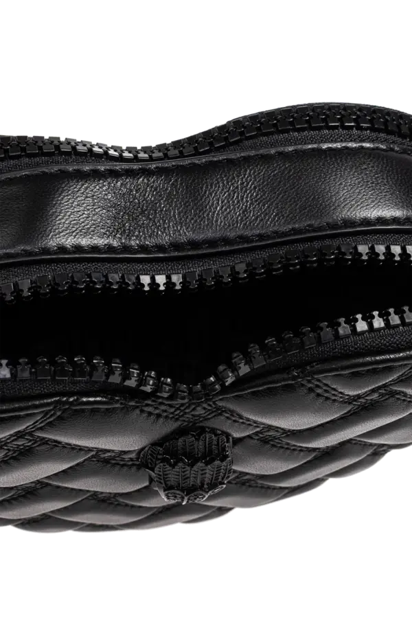 Kurt Geiger Kensington Heart Shoulder Bag - Black
