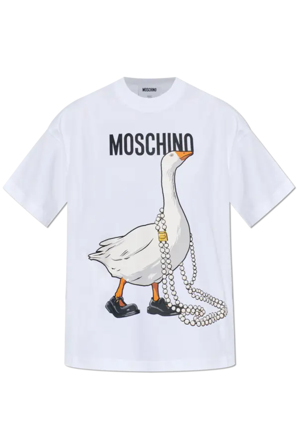 Moschino Printed T-shirt - White