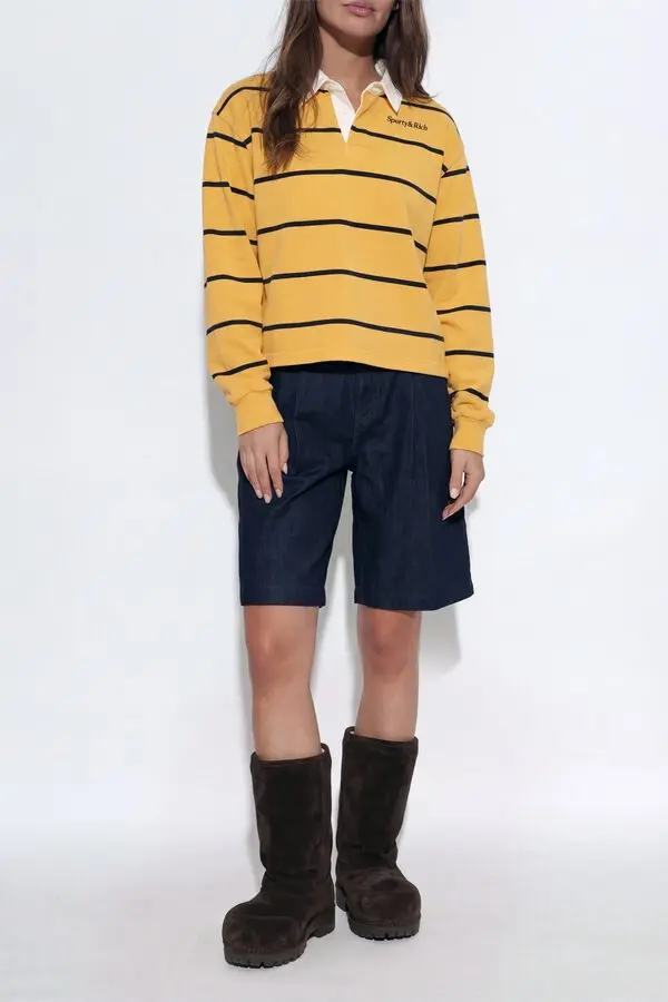 FRAME Knee-length Denim Shorts