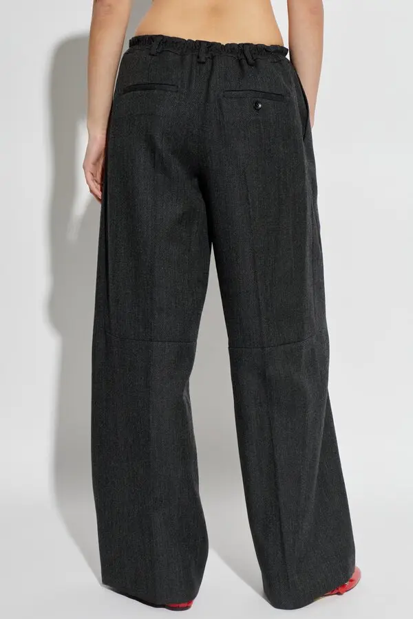 Alexander Wang Creased Trousers - Grey