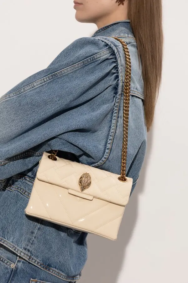 Kurt Geiger Mini Kensington Shoulder Bag - Cream