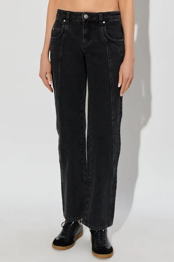 MARANT ETOILE Jaylis Jeans - Black