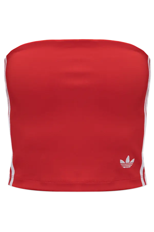 ADIDAS ORIGINALS Off-shoulder Top - Red