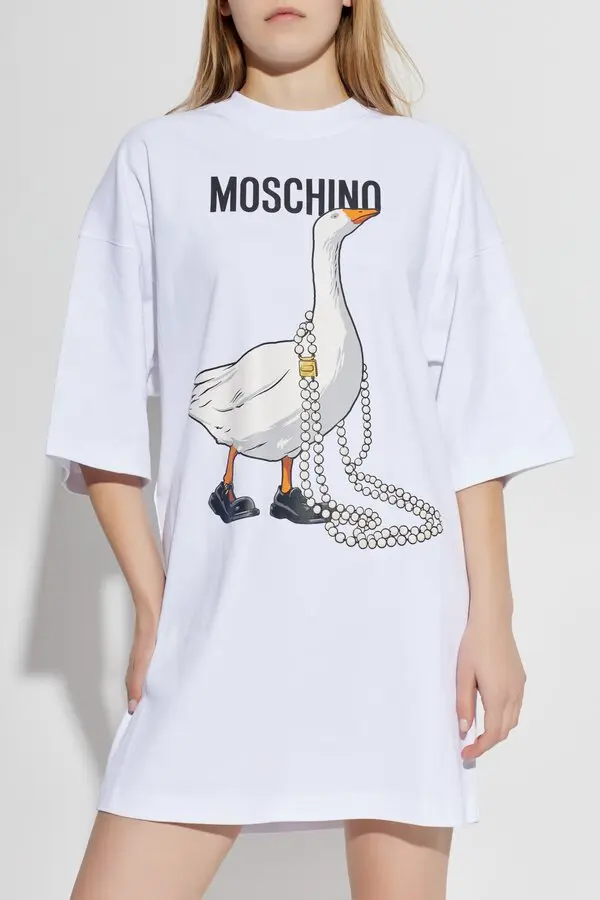 Moschino Printed T-shirt Dress