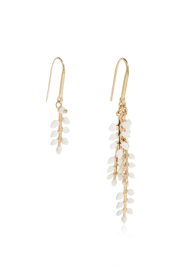 Isabel Marant Leaf Motif Earrings - Gold