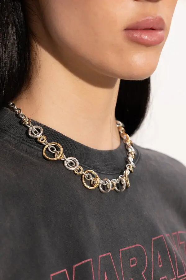 Isabel Marant Étoile Brass Link Necklace