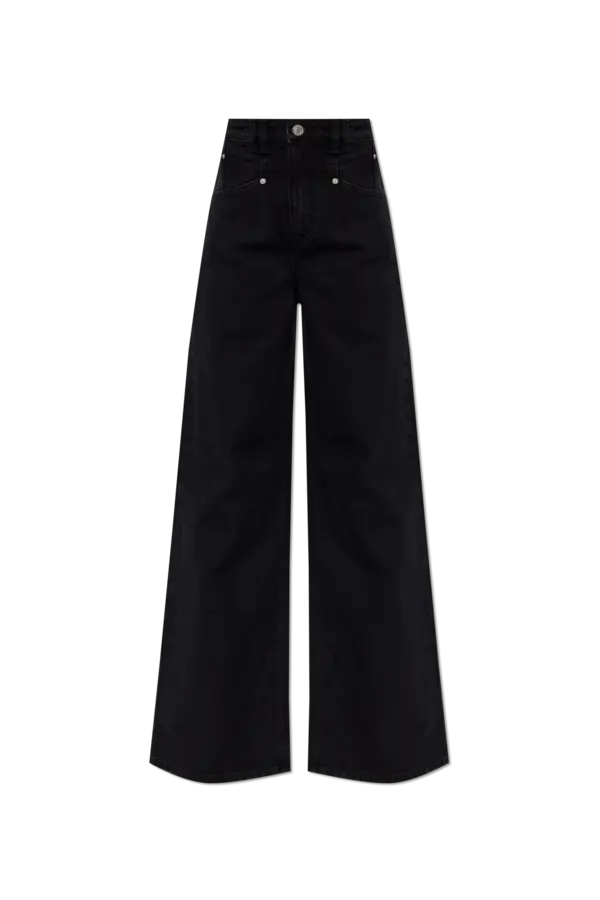 Isabel Marant Étoile Lemony’ Bootcut Jeans - Black