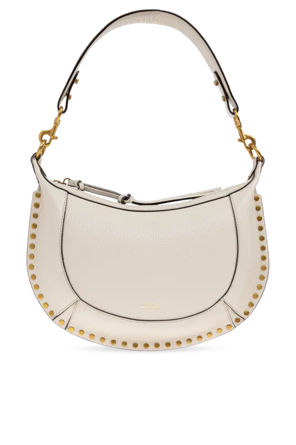 Isabel Marant Leather Hobo Shoulder Bag - Cream