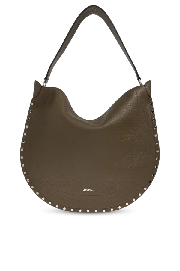 Isabel Marant Étoile Leather Hobo Shoulder Bag - Green