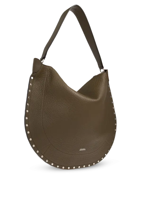 Isabel Marant Étoile Leather Hobo Shoulder Bag - Green