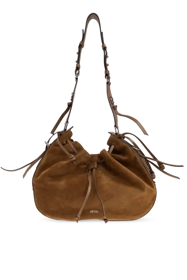 Isabel Marant Étoile Suede Shoulder Bag ‘bolton Hobo - Brown