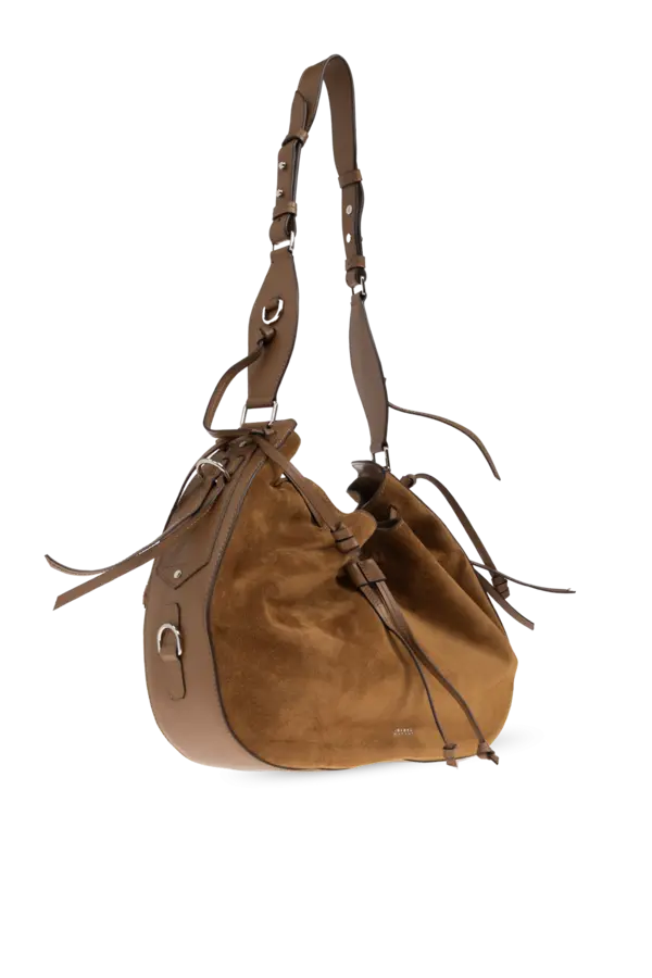Isabel Marant Étoile Suede 'bolton Hobo' Shoulder Bag - Brown