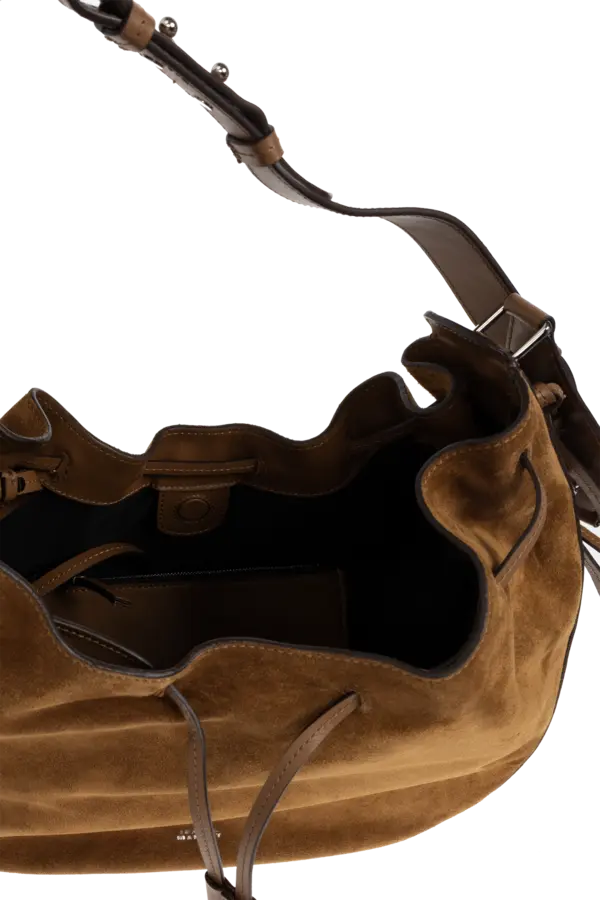 Isabel Marant Étoile Suede 'bolton Hobo' Shoulder Bag - Brown