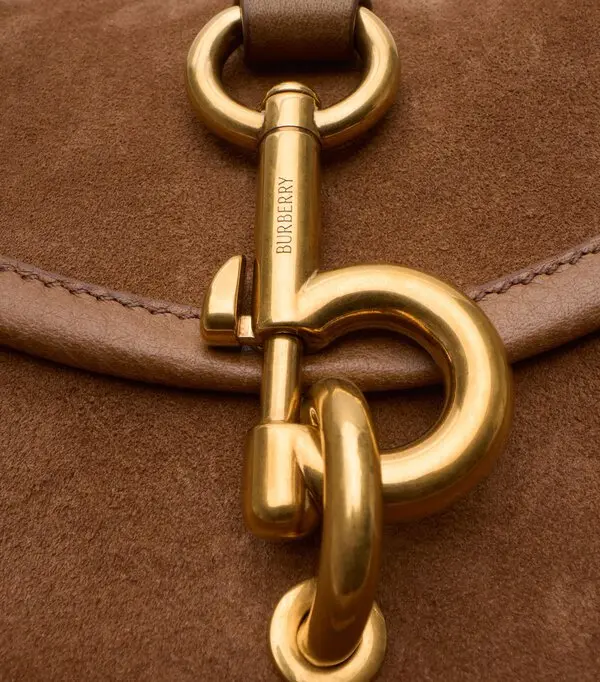 Burberry Mini B Clip Cross-body Bag - Brown