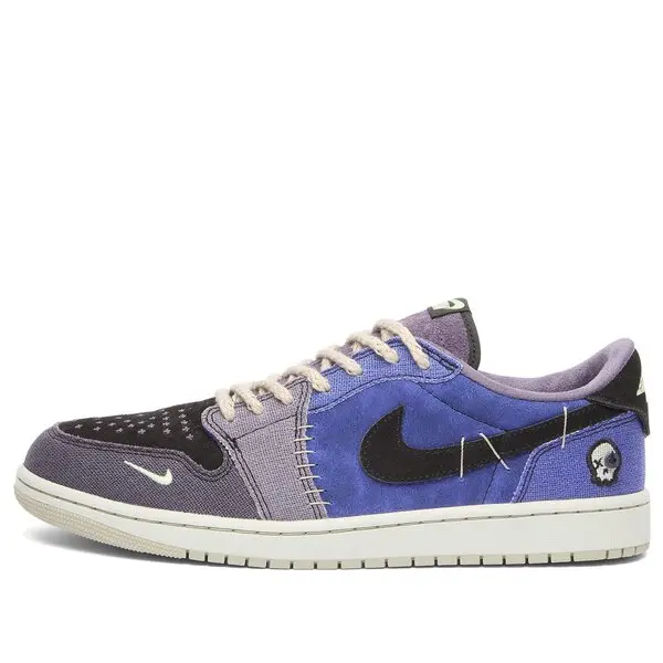 JORDAN 1 Retro Low Og Voodoo Sneakers - Purple/green/black