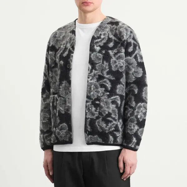 Universal Works Flower Fleece Cardigan