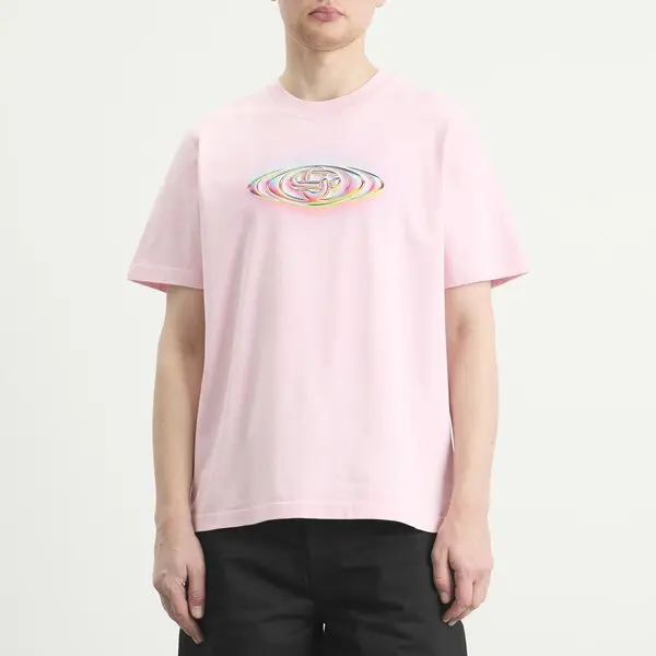 Casablanca Glass Logo Classic T-shirt - Pink