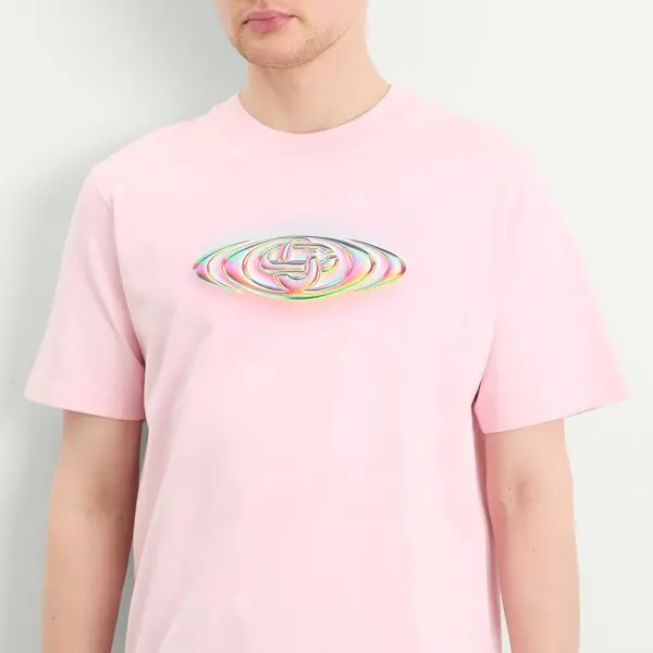 Casablanca Glass Logo Classic T-shirt - Pink
