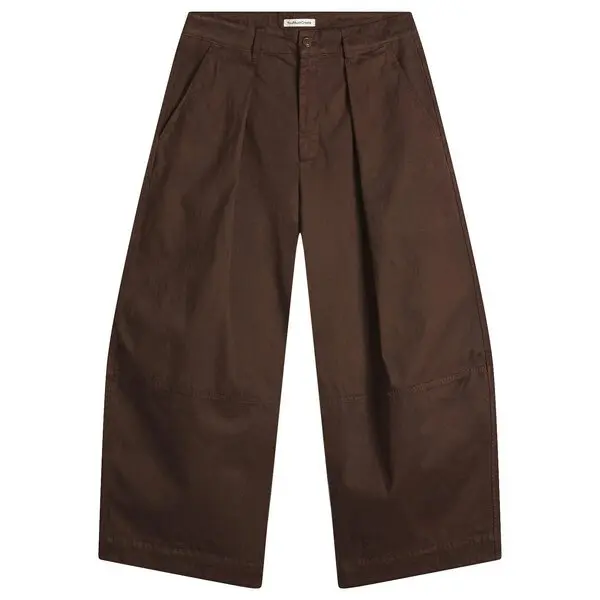 You Must Create Garment Dyed Modal Deadbeat Trouser - Brown
